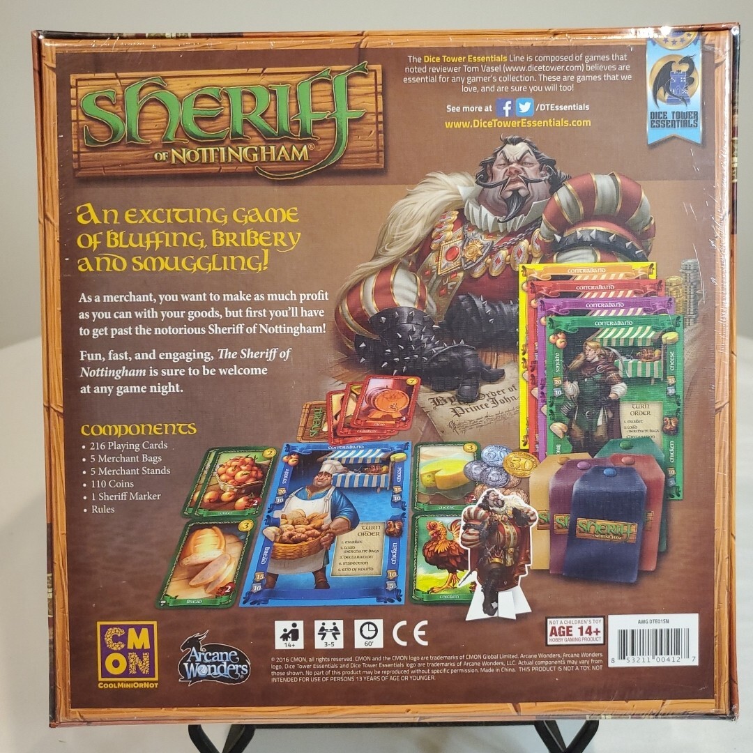 Sheriff of Nottingham Board Game 1st Edition Arcane Wonders - NEW ...