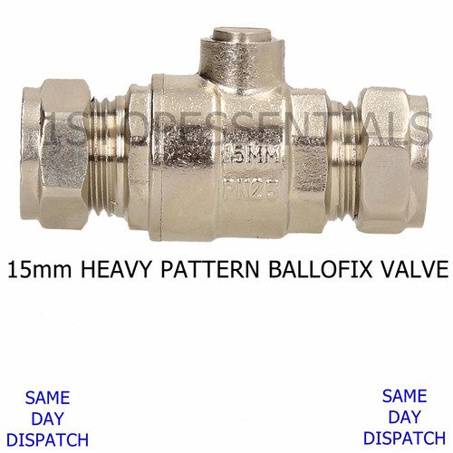 PREMIUM ** FULL BORE **15MM C/P HEAVY PATTERN ISO VALVES - BALLOFIX ...