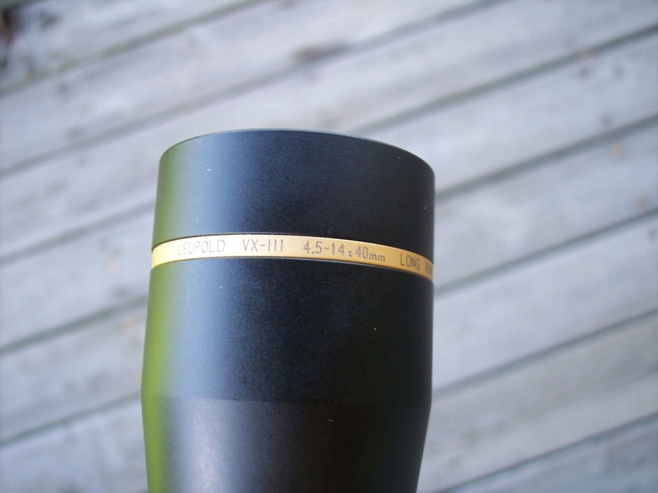 Leupold VX-III 4.5-14x40mm Long Range Side Focus 30mm Hunting Scope ...