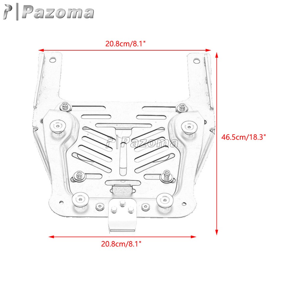 Motorcycle Top Case Mounting System Bracket For Harley Pan America 1250 ...