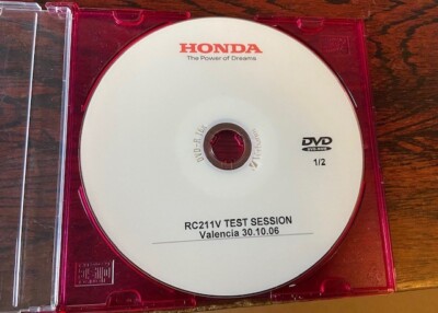 Honda 2006 motorcycle press kit new model CD-ROM press RC211V testing ...