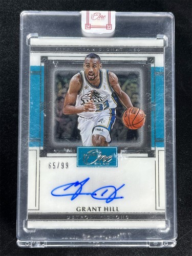 2020-21 Panini One And One Grant Hill #FTS-GRH First Team Signatures ...