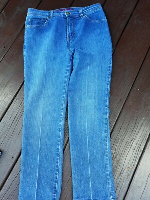 Gloria Vanderbilt blue denim jeans size 6 petite Amanda | eBay