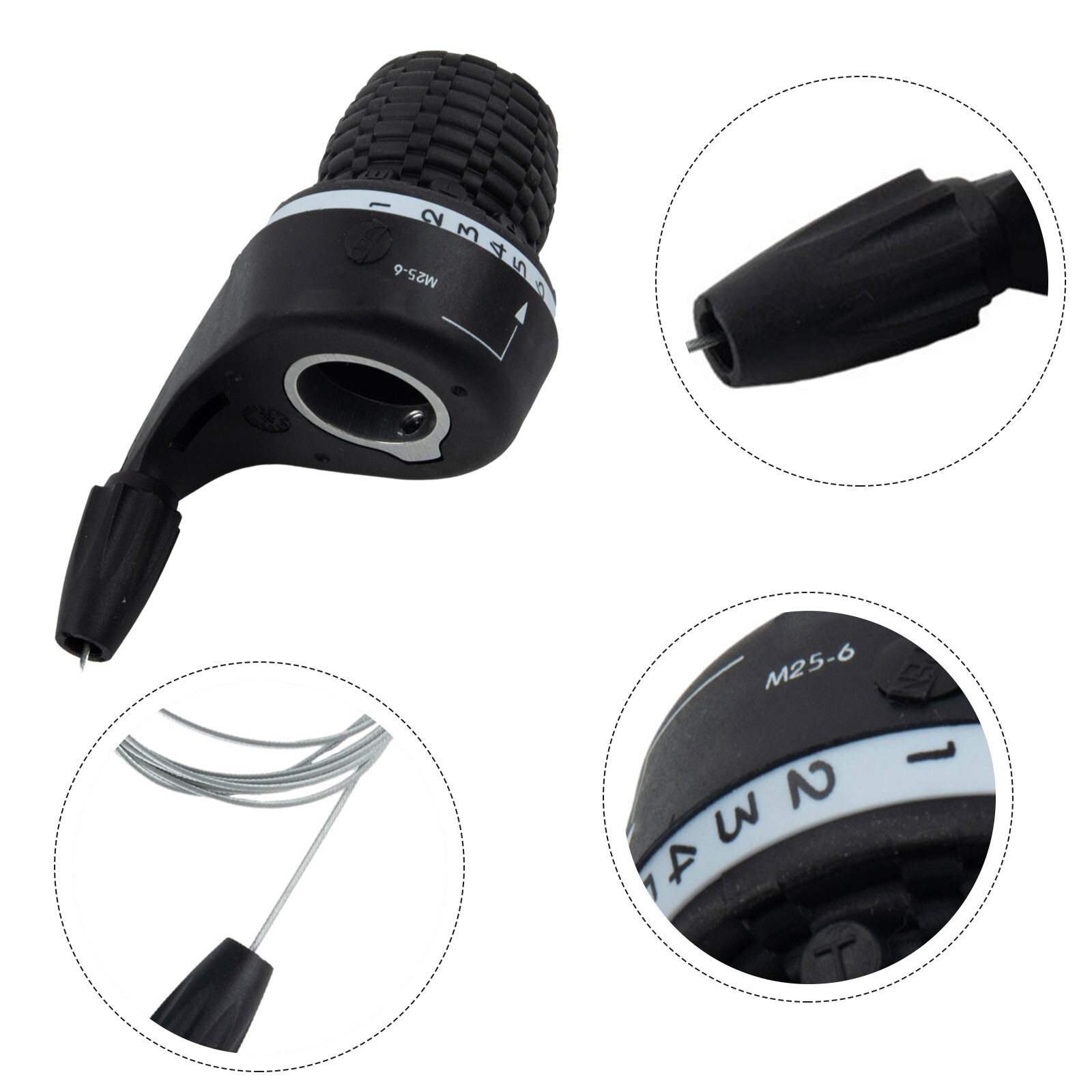 Pratical Grip Shift Shifters Repalcement 6-Speed Bicycle Components ...