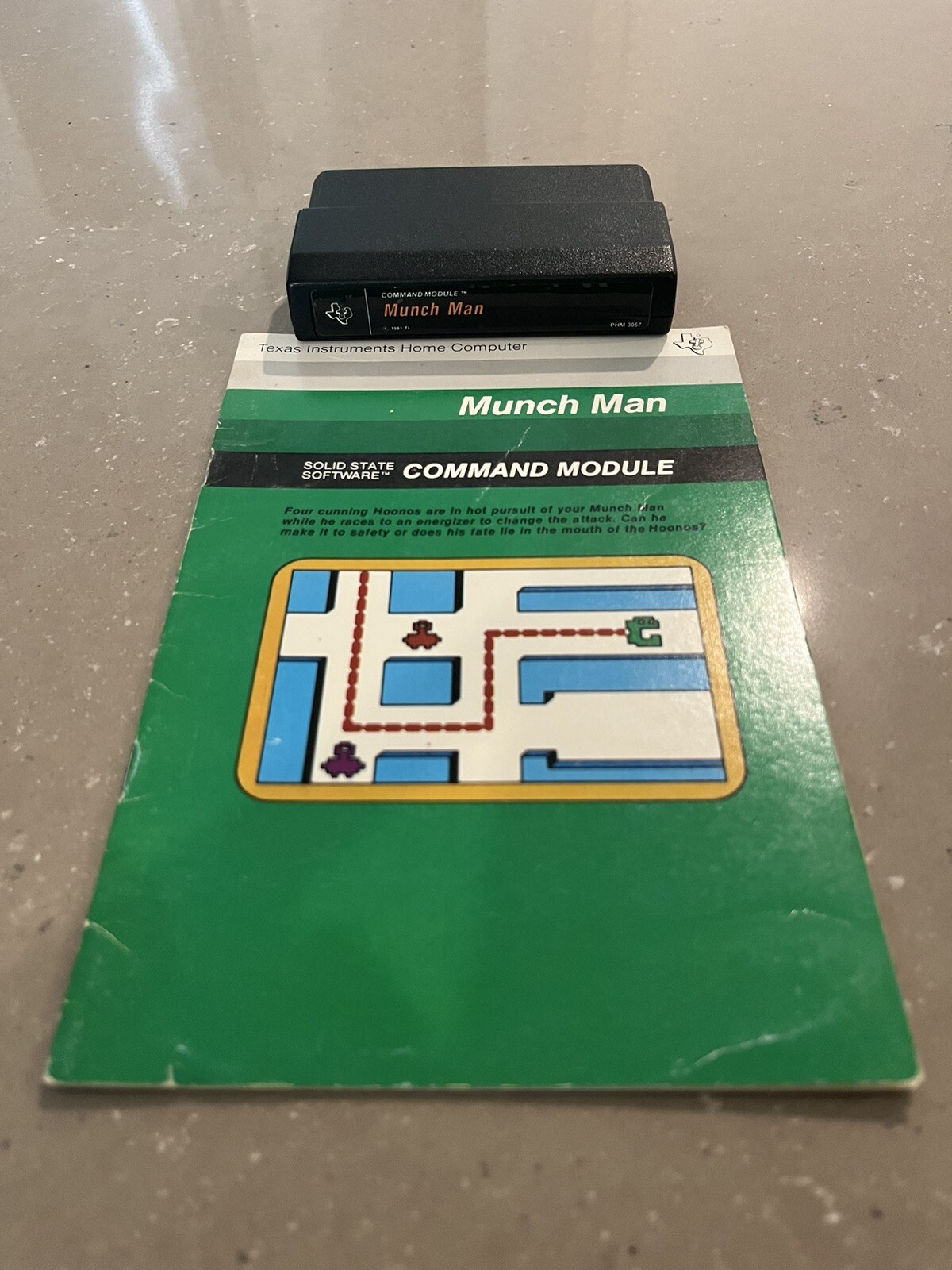 TI 99/4a Munch Man (Cartridge & Manual Only) NTSC / G+!! | eBay