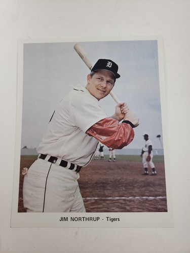 Jim Northrup Vintage Press Photo Detroit Tigers 7x9 | eBay