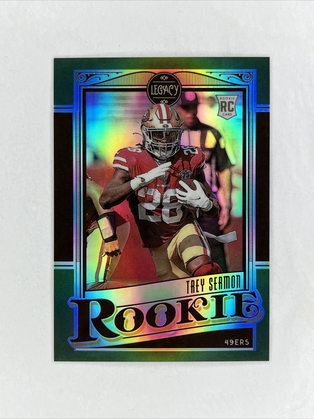 2021 Panini Chronicles Legacy Update Rookies Green /49 Trey Sermon ...