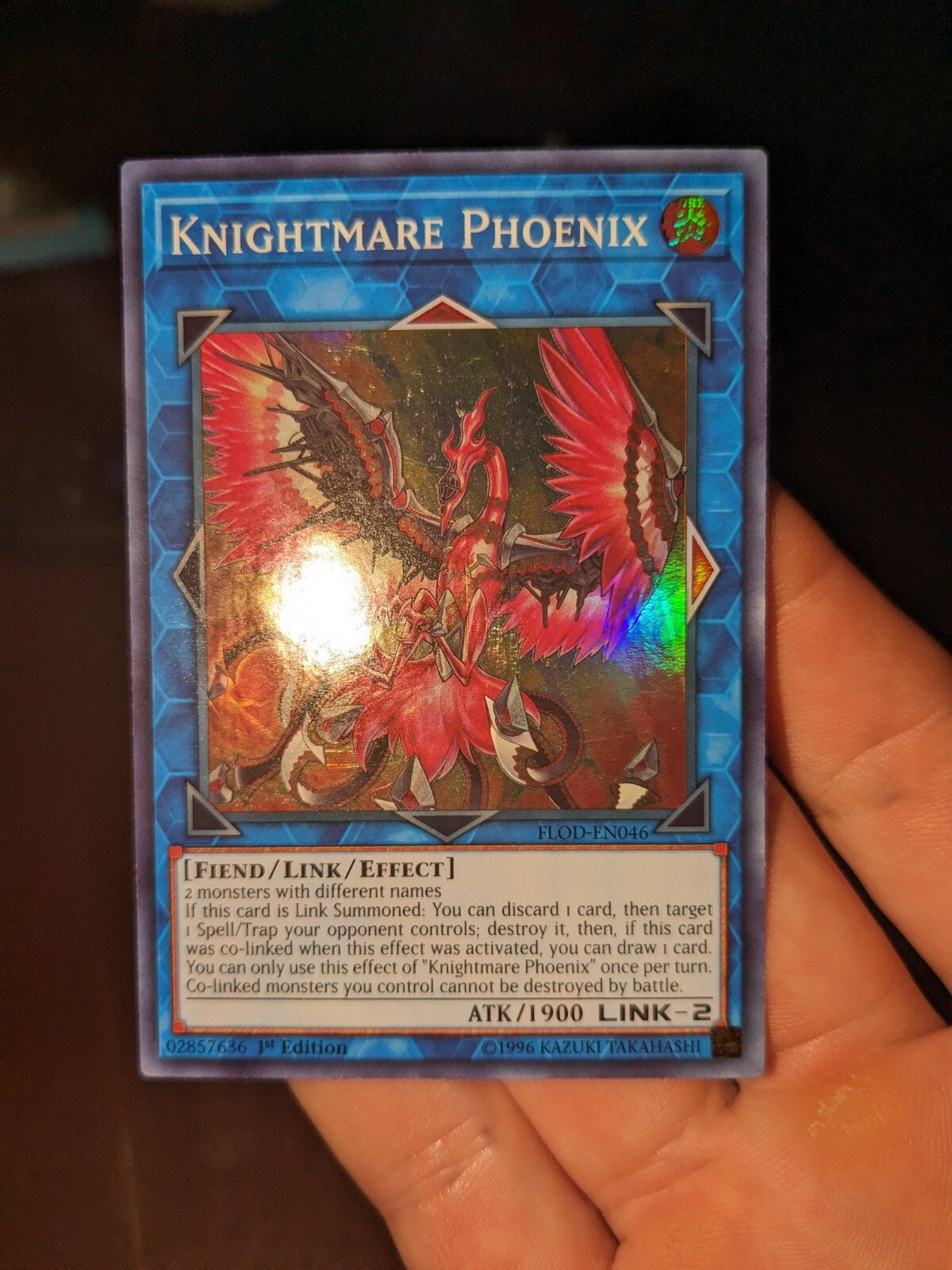 Yu-Gi-Oh! TCG Knightmare Phoenix Flames of Destruction Flod-En046 1st ...