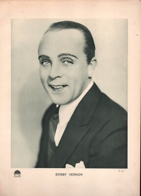 PHOTO CINEMA PARAMOUNT IMPRIMEE HELIOGRAVURE 1928 BOBBY VERNON | eBay