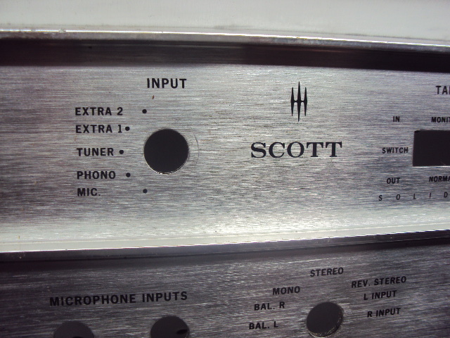 HH Scott 260-B Original Faceplate. Nice Condition. Parting Out 260-B ...