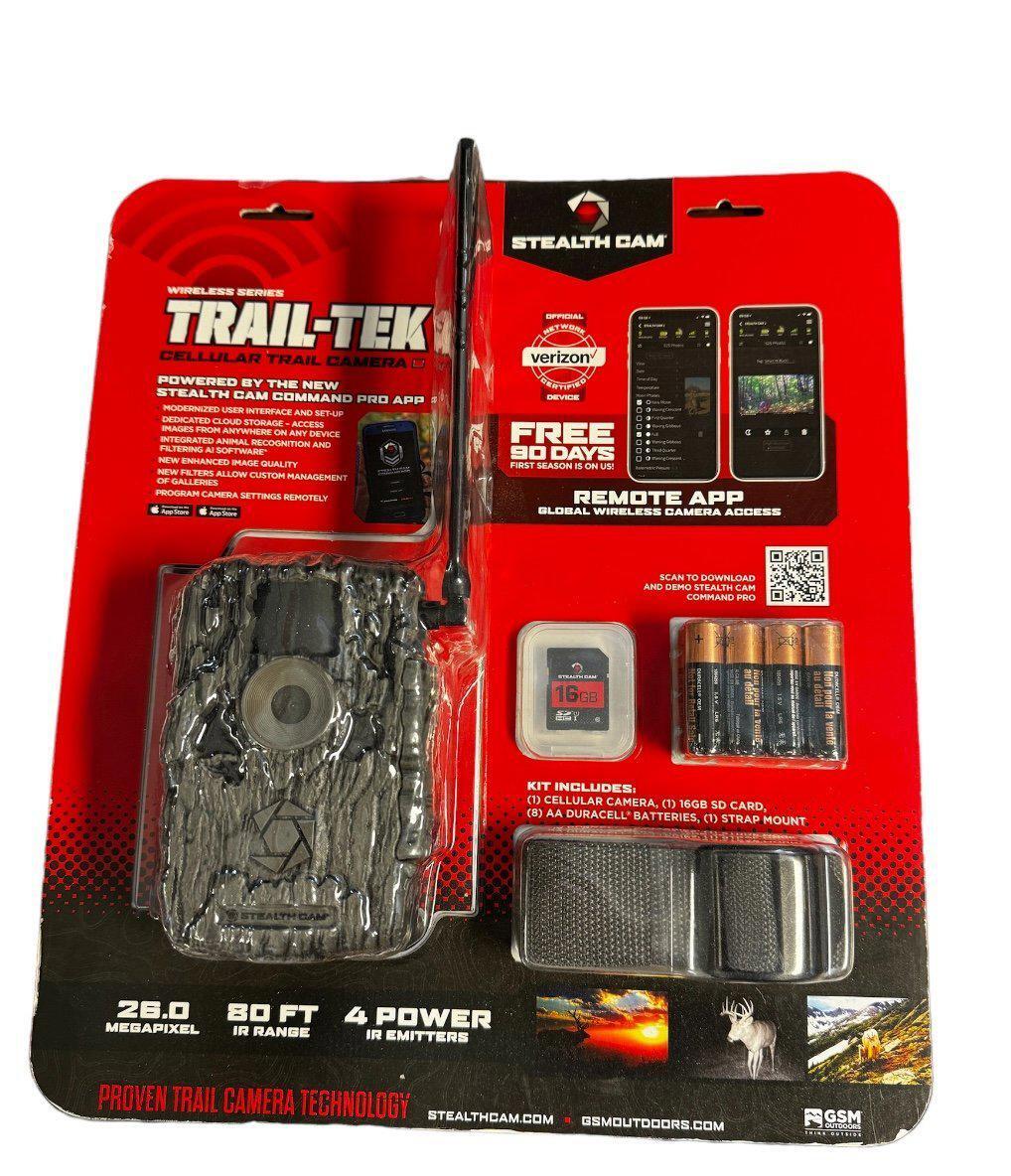Stealth Cam Trail-Tek Cellular Trail Camera Certified by Verizon | eBay