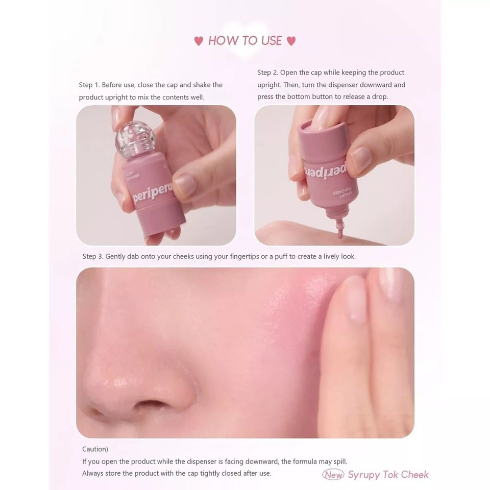 PERIPERA Syrupy Tok Cheek 9g NEW 2025 S/S 3colors K-Beauty | eBay