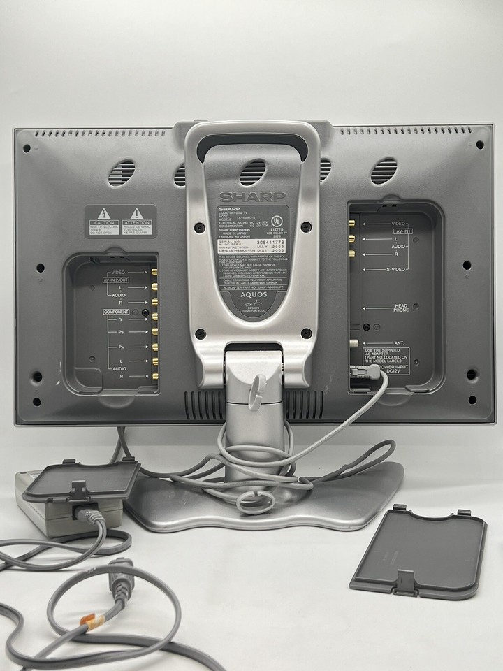 Sharp LC-15B4U-S AQUOS 13in EDTV LCD TV 480p 181-Channel Gaming ...