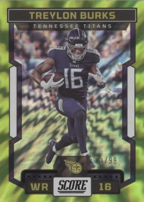 2023 Score - Treylon Burks #30 Electric /99 for sale online | eBay