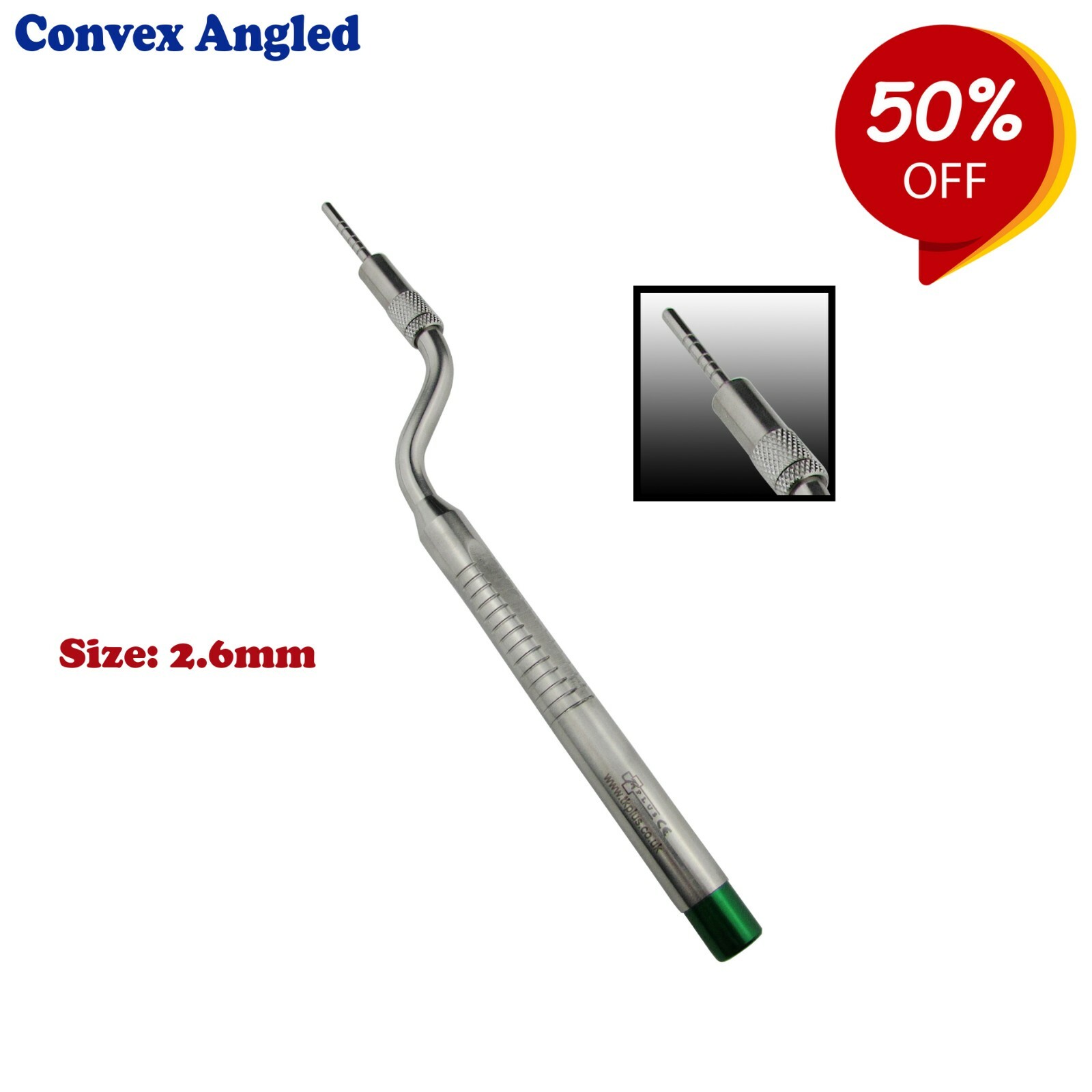 SINUS LIFT IMPLANT SURGERY OSTEOTOMES CONVEX ANGLED TIP, FREE MALLET ...
