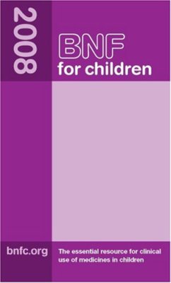 British National Formulary for Children 2008 By Paediatric Formulary ...