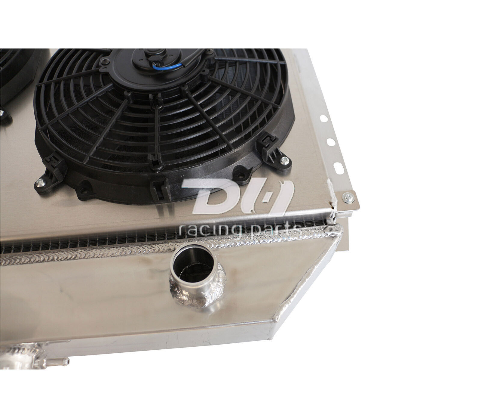 4ROWS Radiator+Shroud w/12"Fans Fit Ford F100 F150 F250 F350 Pickup ...