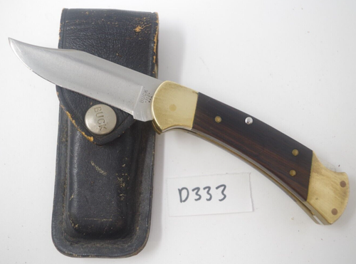 Buck Ranger 112 Pocket Knife Collectible Hunter Wood 2-dot 1974-1980 ...