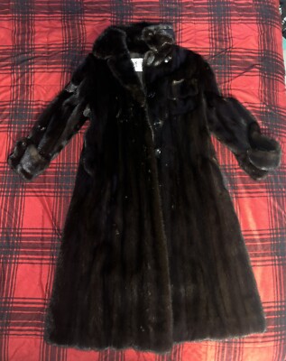 Blackglama World’s Finest Dark Ranch Mink Coat S-M | eBay
