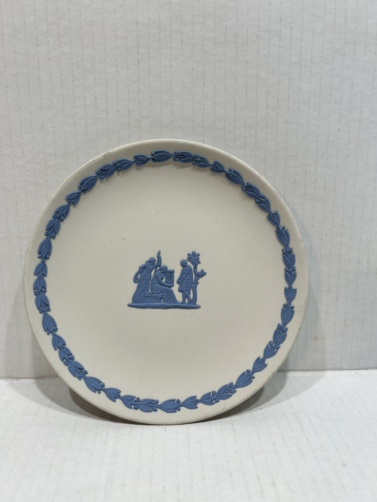 Wedgewood Jasperware Classical Decorative White & Blue Plate, 6.5" | eBay