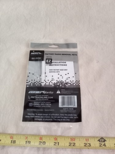 Metra 86-5618 Factory Radio Removal Keys Tool for Ford Ranger F150 ...
