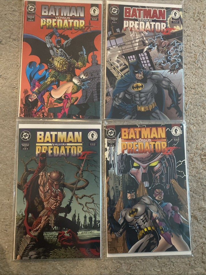 Batman Versus Predator II 1-4 Complete Series 1994 Dark Horse & DC ...