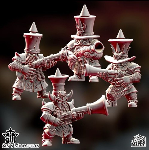 Evil Dwarf Shotgunned Guard Fantasy Tabletop Miniatures X10 28mm | eBay