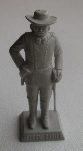 Marx Fort Apache Play Set General Custer Famous Americans Plastic Gray ...