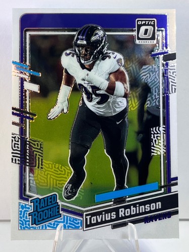 TAVIUS ROBINSON 2023 Panini Donruss Optic Rated Rookie #208 Baltimore ...