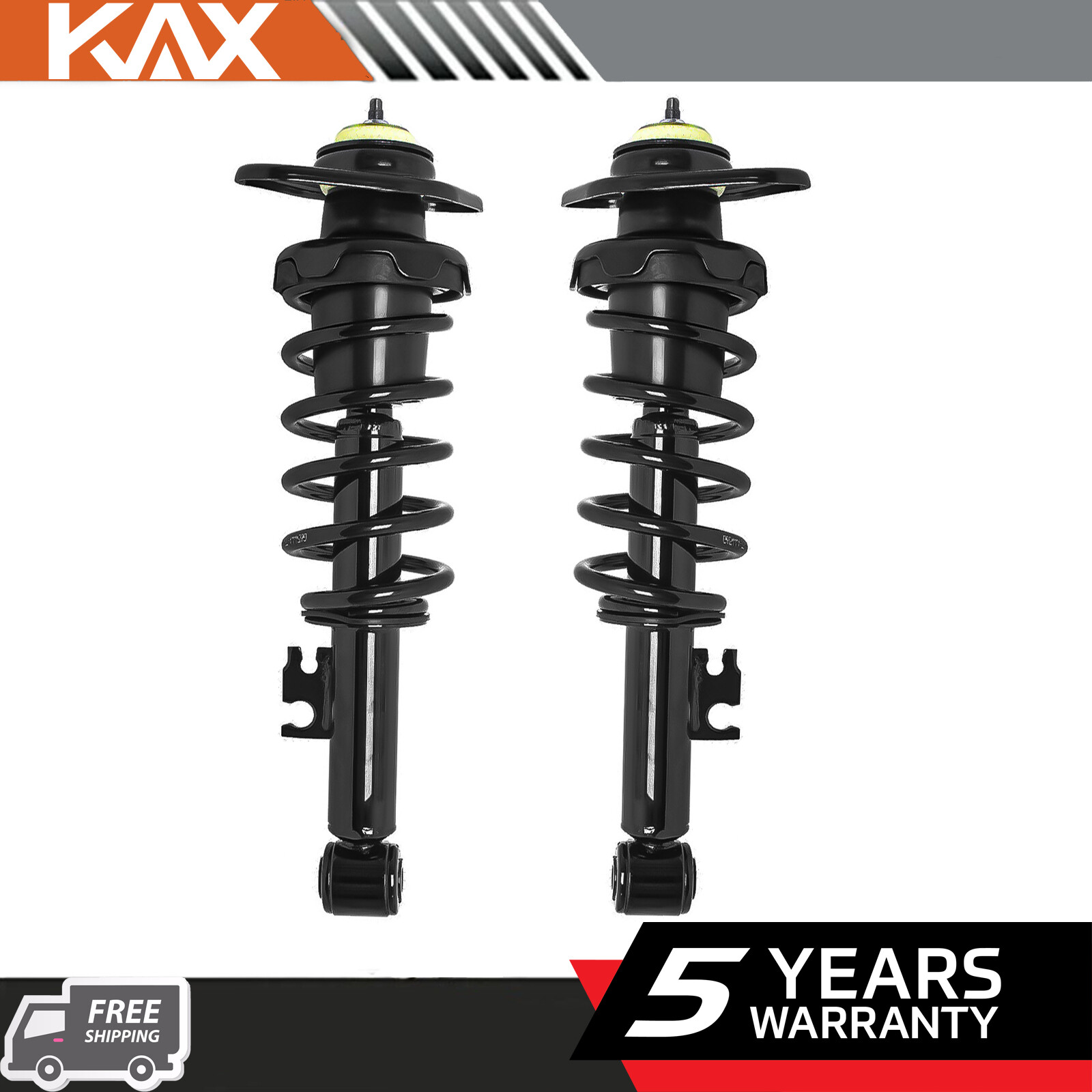 Pair Rear Shocks Struts with Coil Spring Assembly For 2002-2008 Mini ...