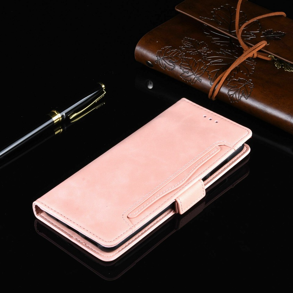 For TCL 10 5G UW Phone Case Leather Card Slots Wallet Flip Cover | eBay