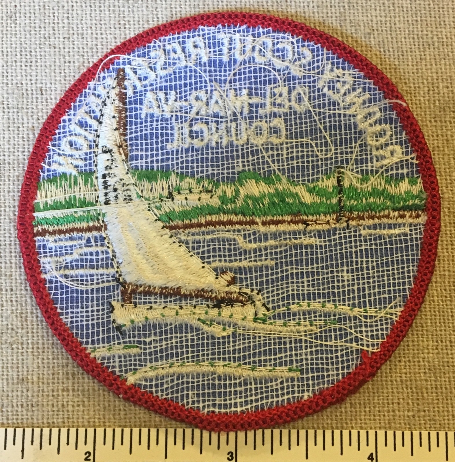 Vintage RODNEY SCOUT RESERVATION Boy Scout PATCH DEL-MAR-VA Council BSA ...