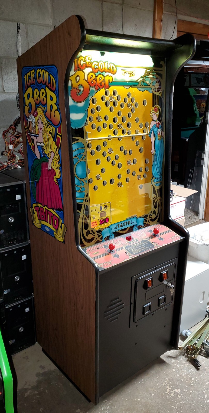 Taito Ice Cold Beer Arcade Coin-Op Machine - 1983 - Mostly Restored | eBay