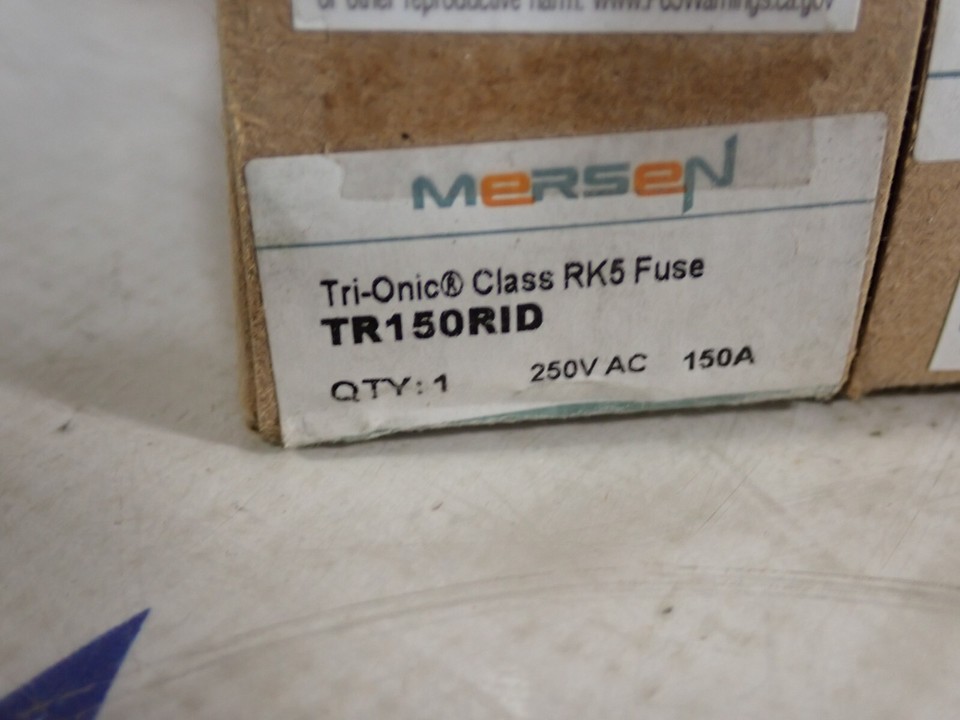1 New MERSEN TR150RID TR150R 150 amp 250 volt RK5 Indicator Smart Spot ...
