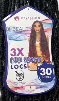 Obsession Synthetic Crochet Pre Looped Braid Hair Extension - NU SOFT ...