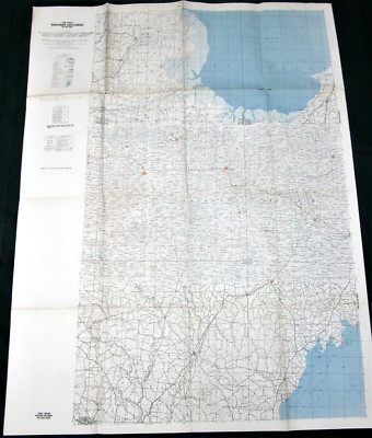 Shantung Province China orig 1957 US Army Command & General Staff ...