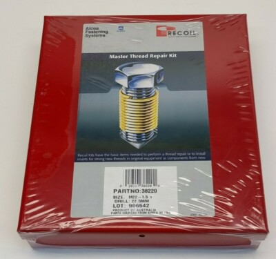 Recoil 38220 Master Thread Repair Kit M22-1.5 Alcoa Fastening Systems ...