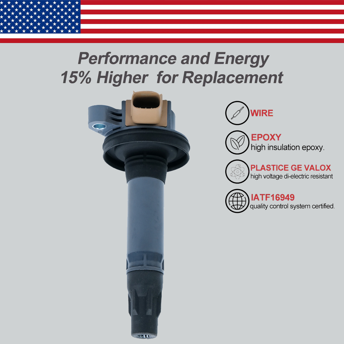 Set of 6 Ignition Coil OEM For Ford F-150 Explorer Lincoln Ecoboost 3 ...