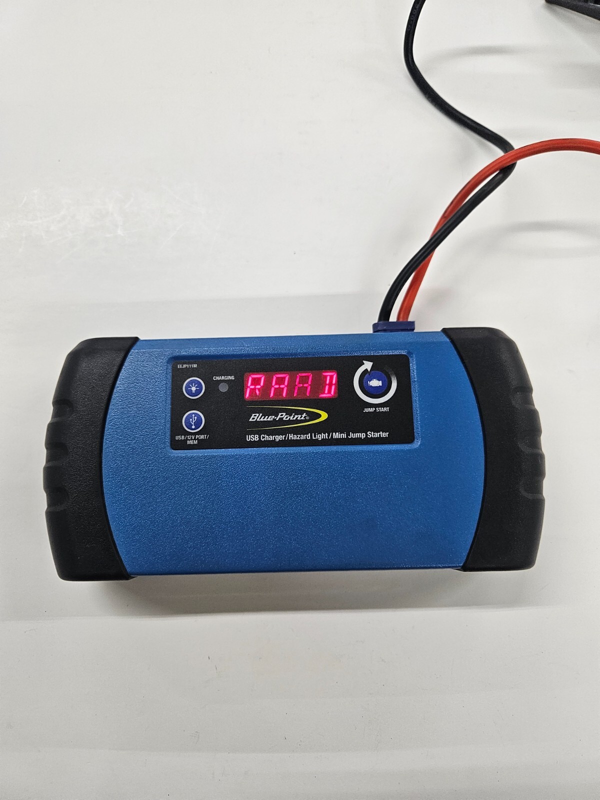 Blue Point EEJP111M Mini Jump Starter USB Charger Power Bank for ...