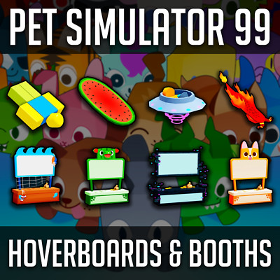 Pet Simulator 99 (Pet Sim 99 PS99) ALL HOVERBOARDS & BOOTHS - CHEAP ...