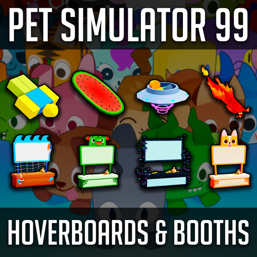 Pet Simulator 99 (Pet Sim 99 PS99) ALL HOVERBOARDS & BOOTHS - CHEAP ...