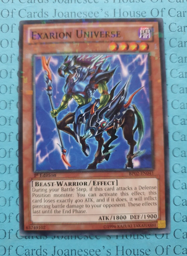 Exarion Universe BP02-EN041 Mosaic Rare Yu-Gi-Oh Card 1st Edition New ...