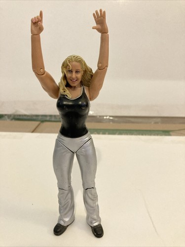 2002 WWF WWE Jakks Trish Stratus Diva Wrestling Figure Off the Ropes ...
