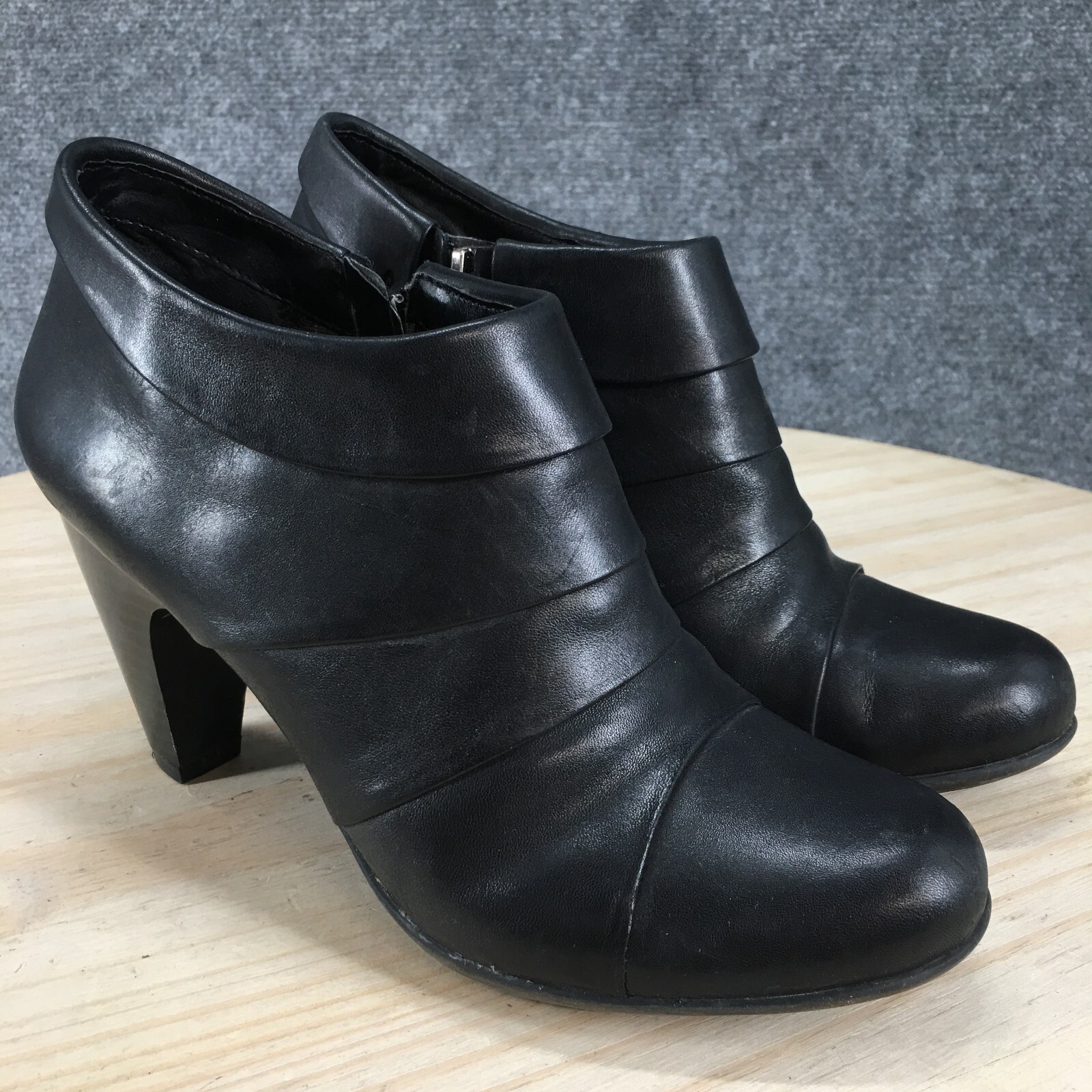 Connie Boots Womens 7 M Colleen Ankle Booties Heels Z… - Gem