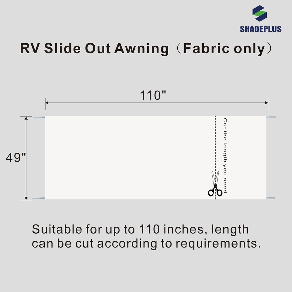 RV Slide Out Awning Fabric Replacement Slide Topper Universal Slide ...