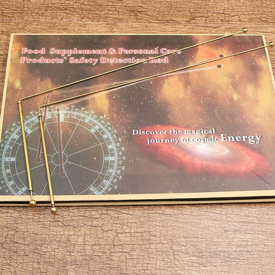 2Pcs Adjustable Divination Rod Professional Dowsing Rods Energy Healing ...