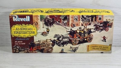 Revell American Firefighters Vintage Hose Reel Model Kit F-202 Fire ...