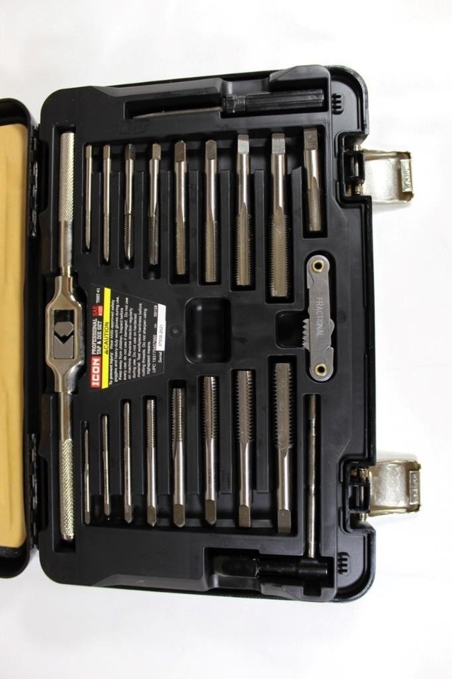 ICON TDST-41 SAE 41 Piece Professional Tap & Dye Set - BRAND NEW | eBay