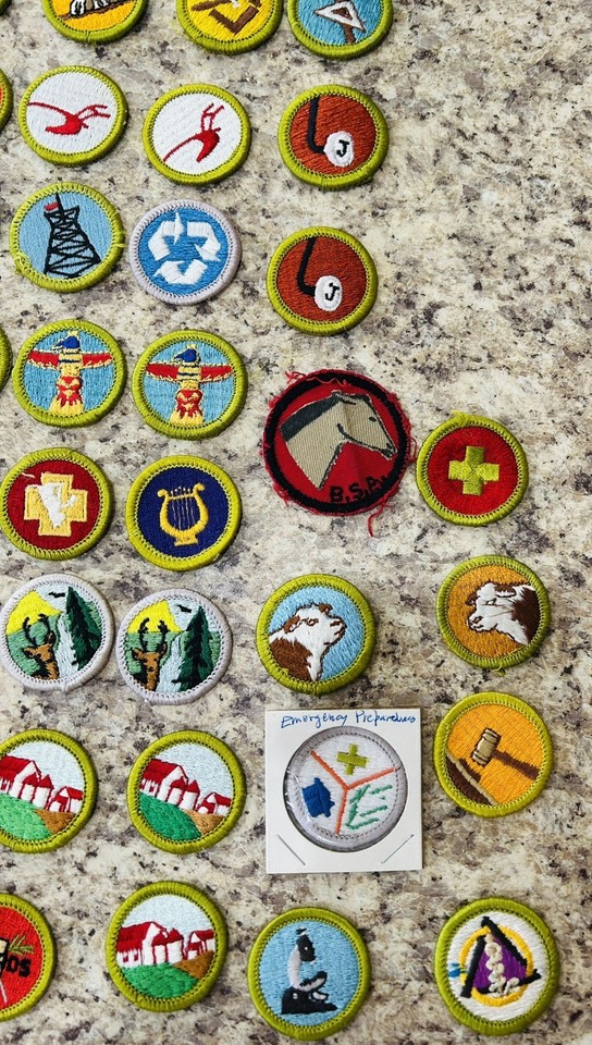 Boy Scout Lot Of 76 Class H Merit Badges 49 Different | eBay