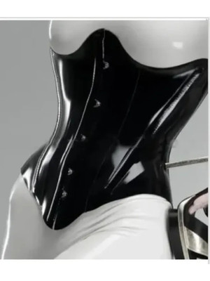 Latex Rubber Gummi Corset Cosplay Costume Accessories Back Strap 0.4mm ...